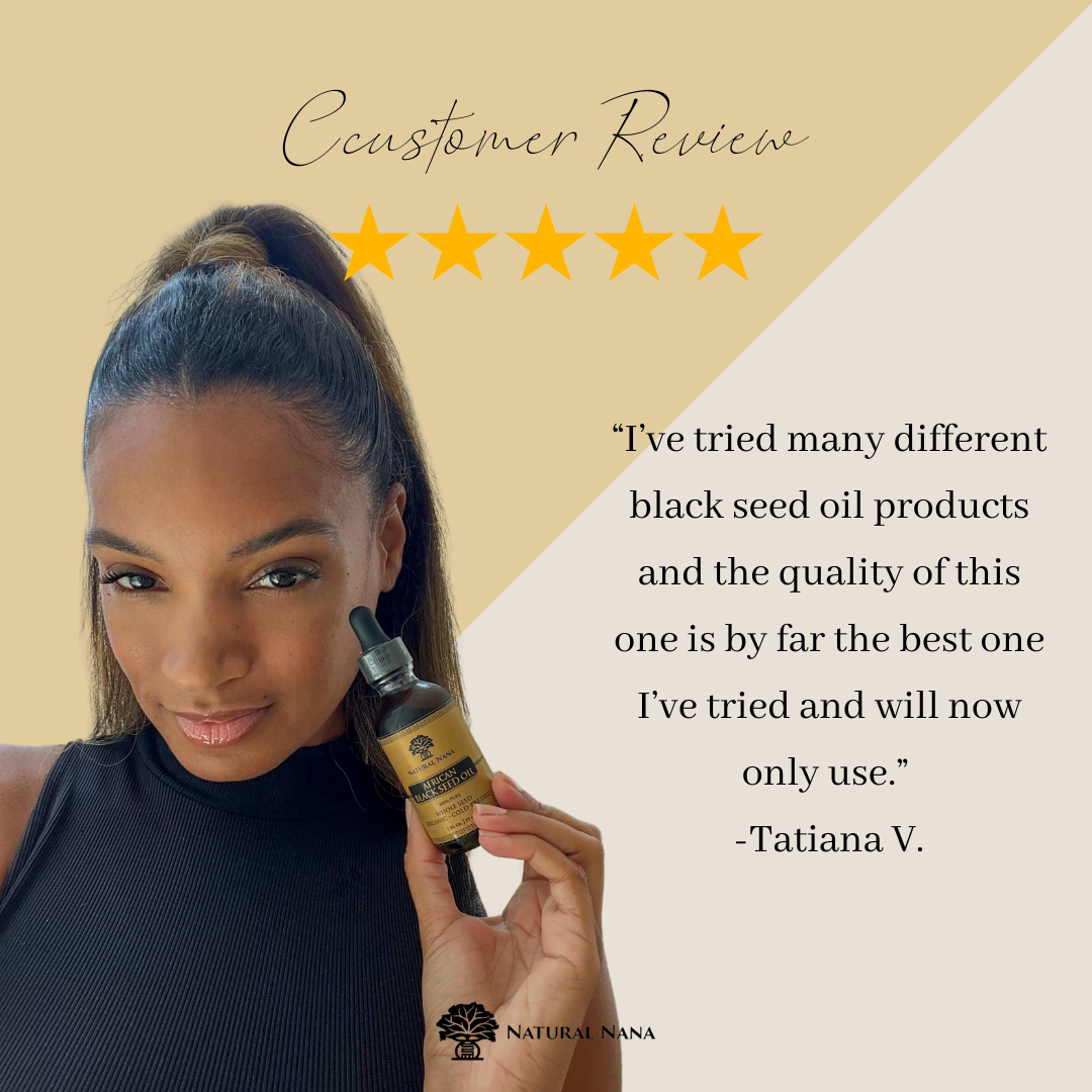 Black Seed Hair Oil with Jamaican Black Castor Oil – Natural Nana